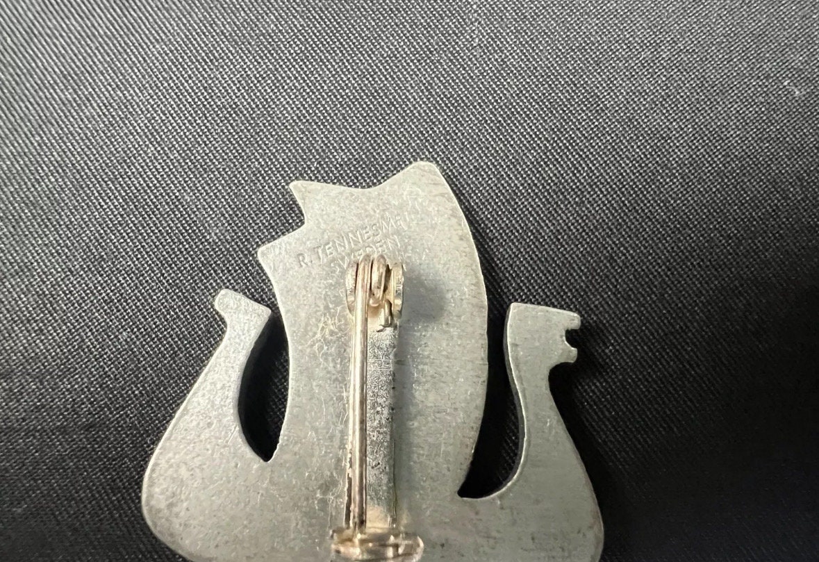 Vintage R Tennesmed Sweden Brooch Pin Viking Ship Pewter 1970s - Etsy