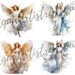 Watercolor Angel | Digital Download | Wall Art | Watercolor Clipart ...