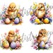 Watercolor Easter Chicken | Digital Download | Wall Art | Watercolor ...