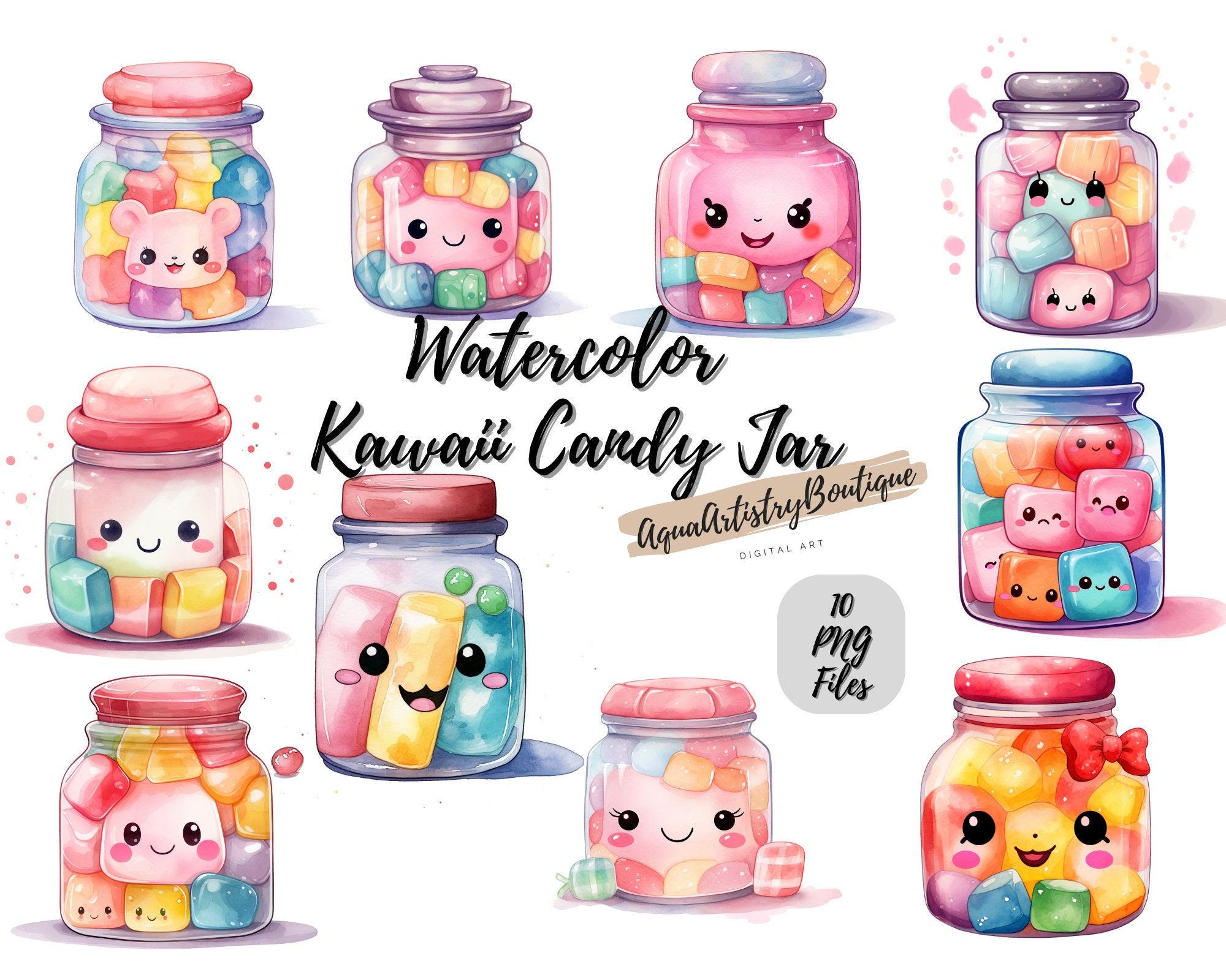 Halloween Candy Jar Clip Art