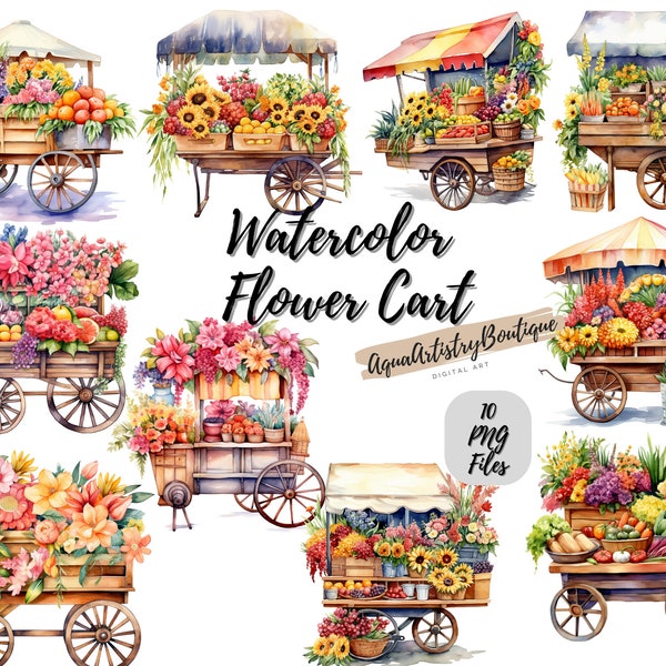 Flower Cart - Etsy