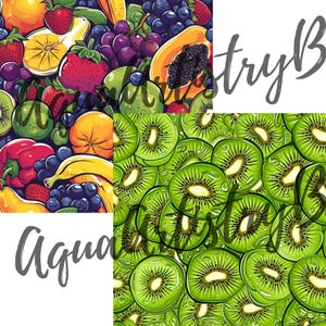Fruit Digital Paper | Digital Download | Food Digital Paper | Fruit ...