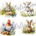 Watercolor Spring Animals | Digital Download | Wall Art | Watercolor ...
