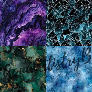 Marble Digital Paper Digital Download Glitter Marble Digital Paper ...