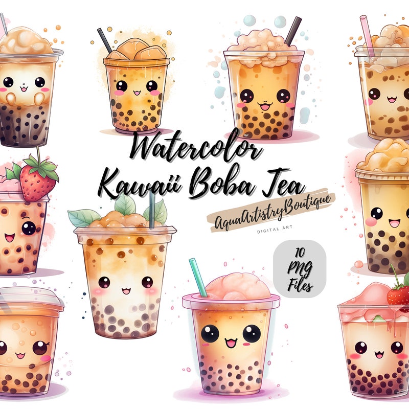 Boba Tea - Etsy