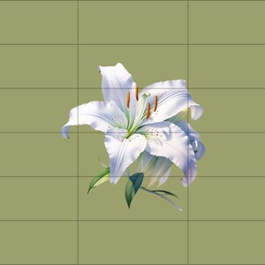 Watercolor Lily | Digital Download | Wall Art | Watercolor Clipart ...