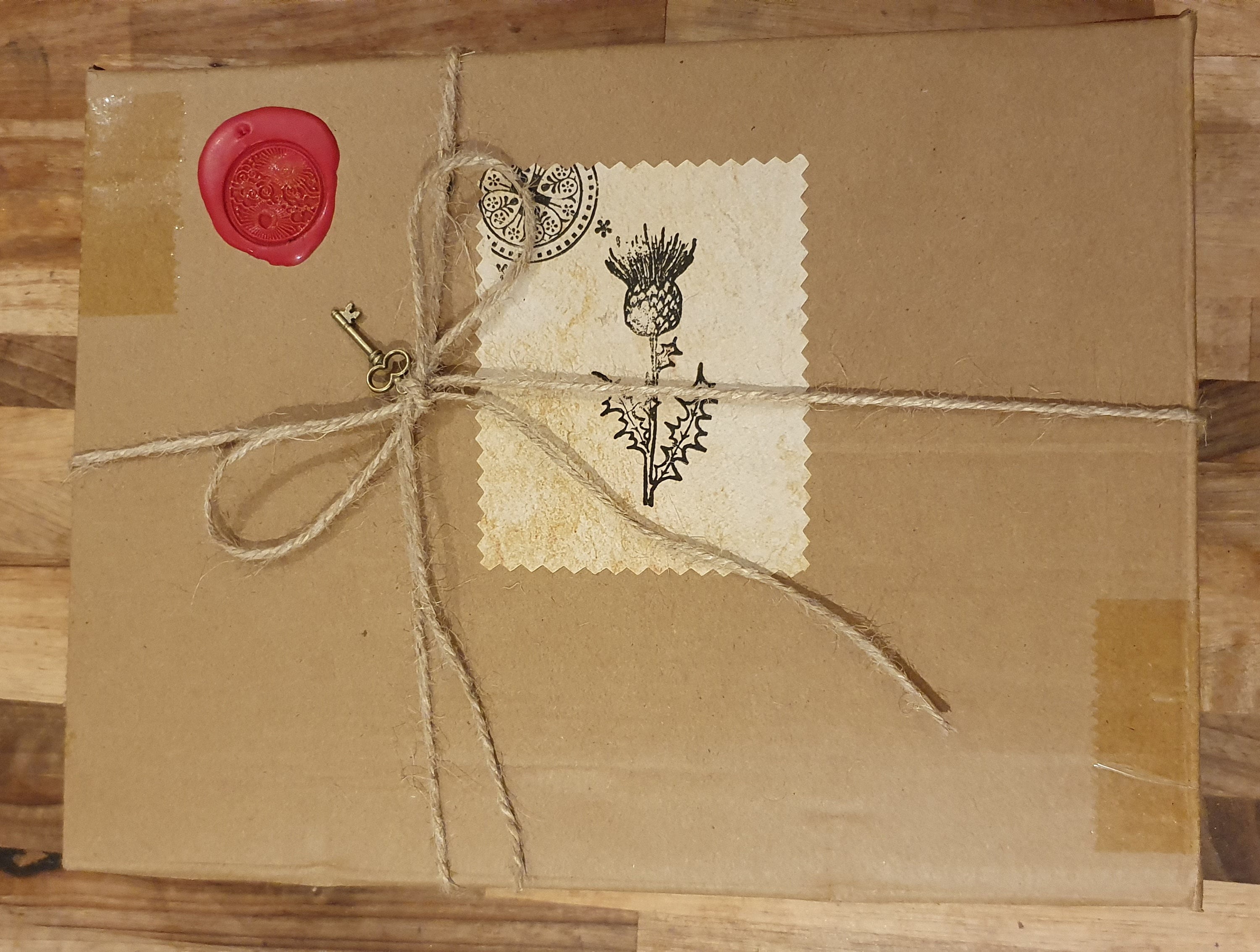 Kippen Village View Painting, Parish Church Original Acrylic 5x7, Made ...