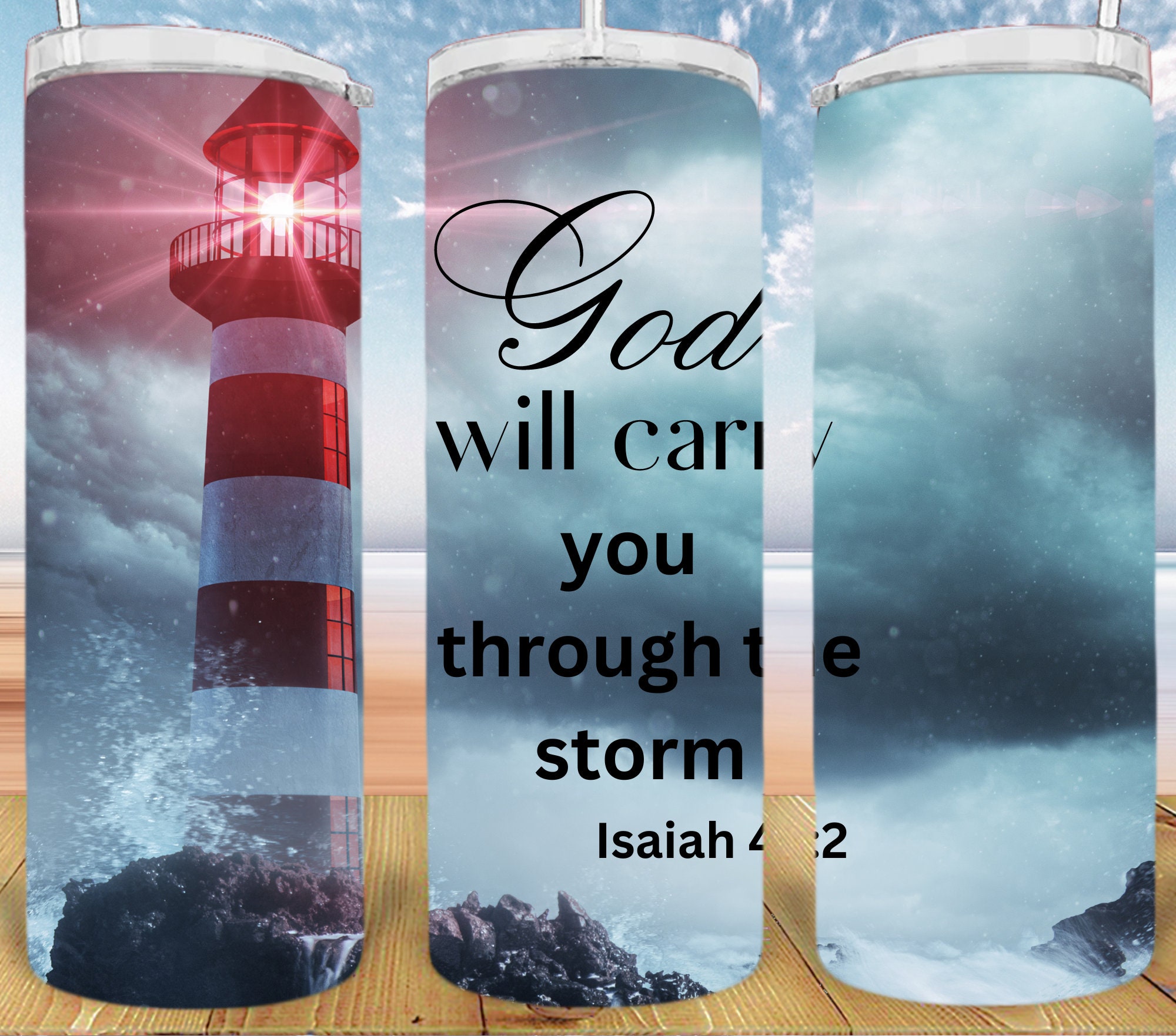 Religious PNG, Lighthouse Sublimation Design, Lighthouse, Storm - Etsy