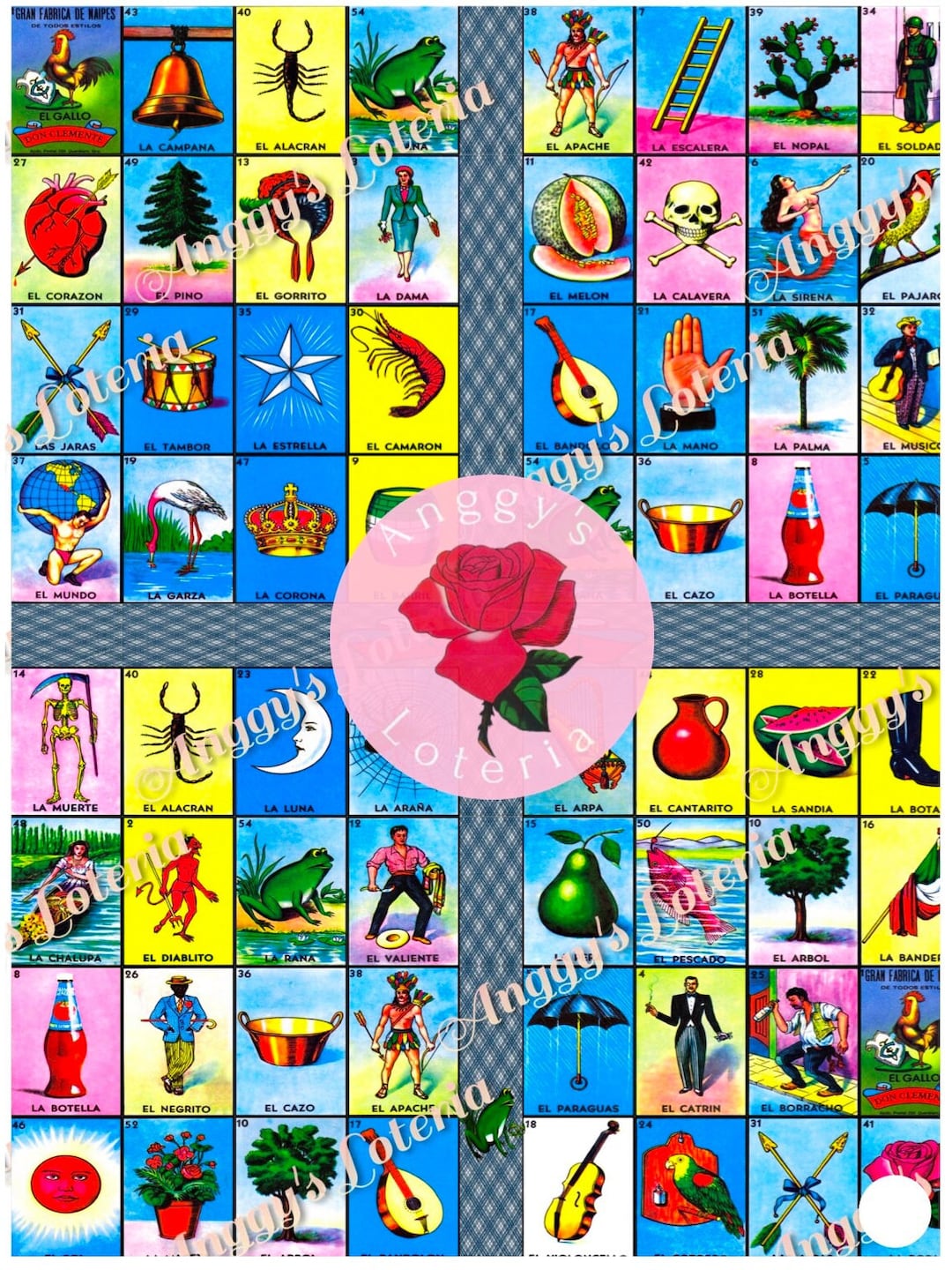 Loteria Mexicana - Etsy