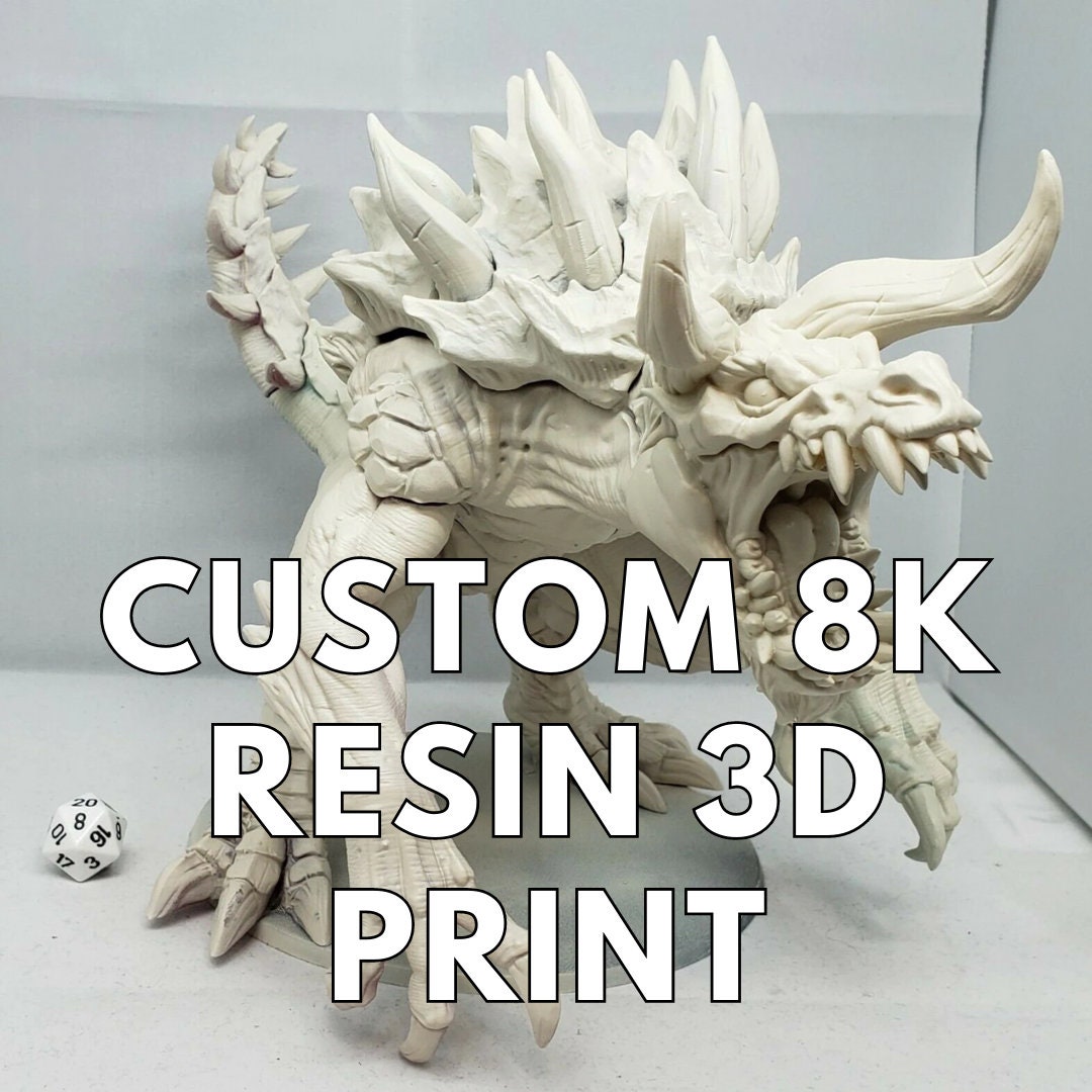 Custom Resin 3D Printing High Resolution Resin Print - Etsy