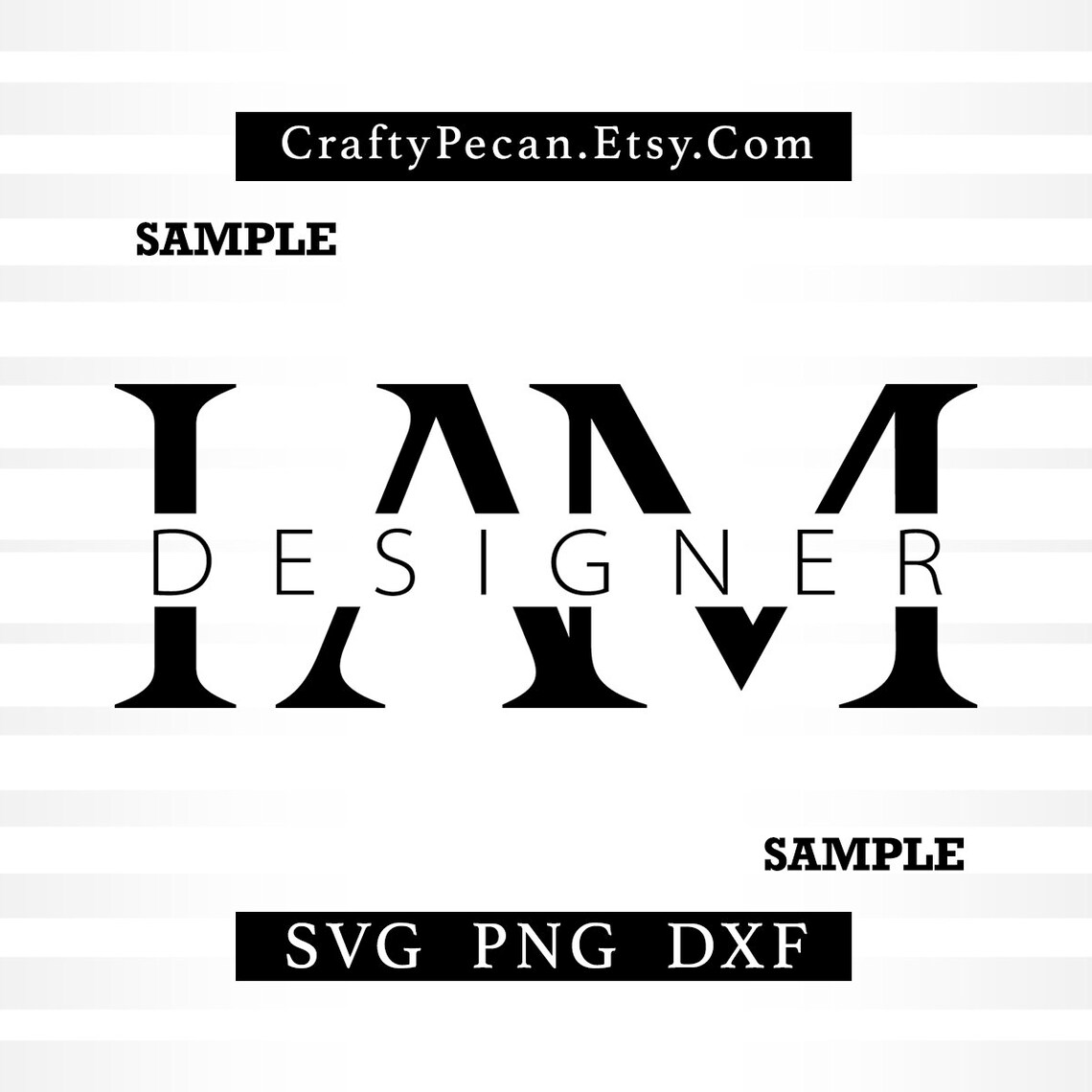 Blank Monogram Svg, Monogram Font Svg Dxf Files, Cricut Font, Split ...