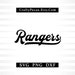 Rangers Svg, Rangers Baseball Svg, Rangers Retro Png, Rangers Shirt Svg ...
