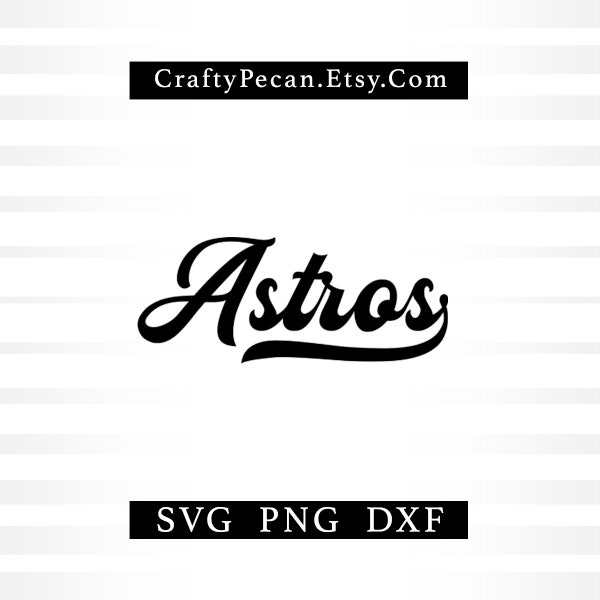 Astros Svg - Etsy