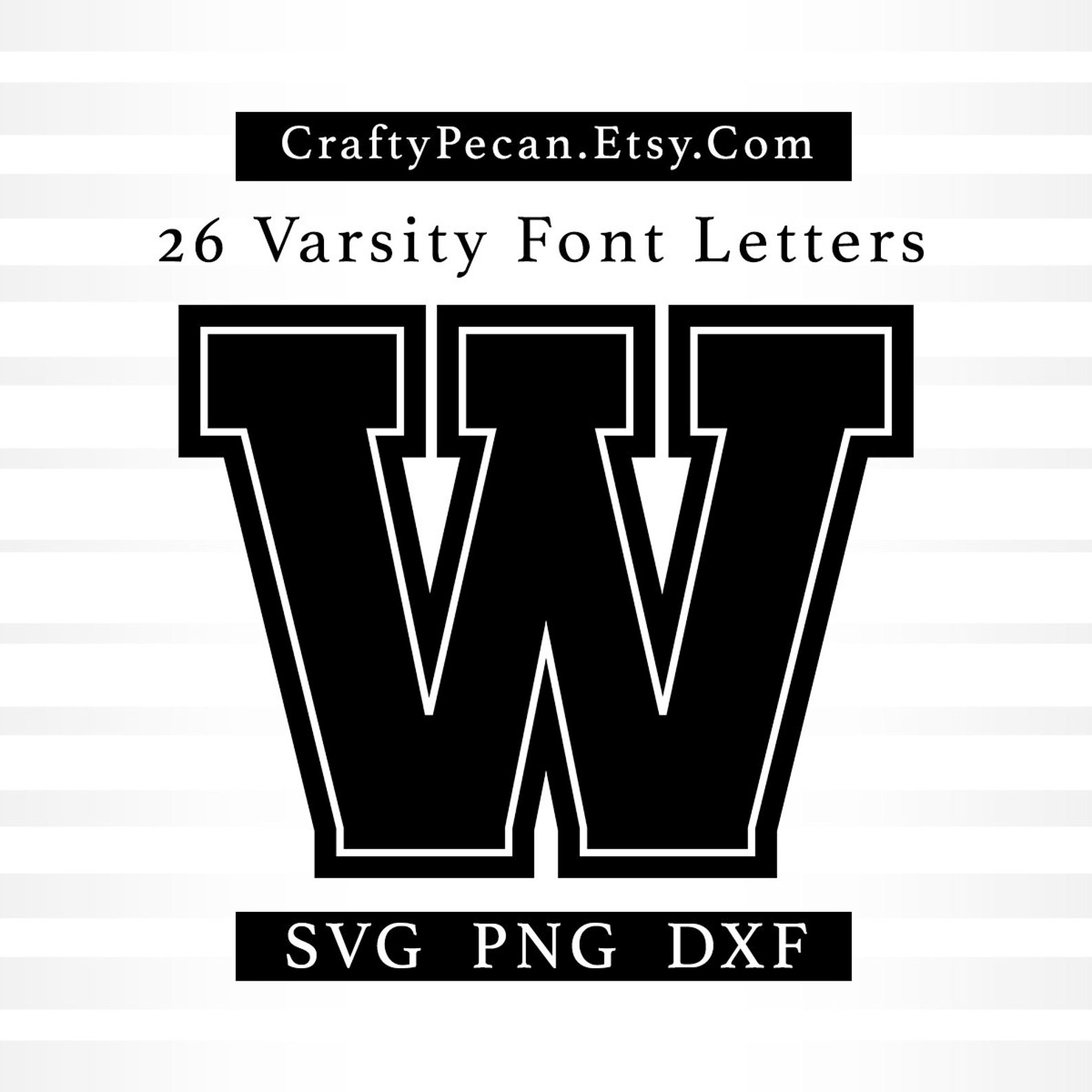 College Varsity Font Svg Alphabet Letters College Svg Varsity Svg