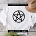 Pentacle Svg, Pentagram Svg, Star in Circle Svg, Star Svg, Tarot Svg ...