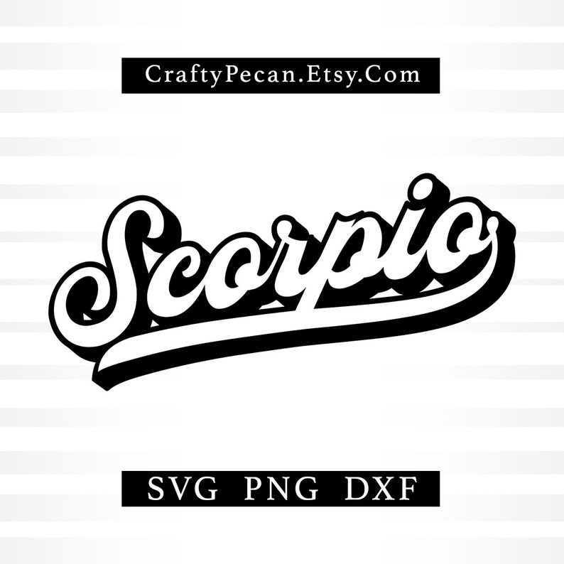 Scorpio SVG: Horoscope Shirt Design Cut Files (digital Download) - Etsy