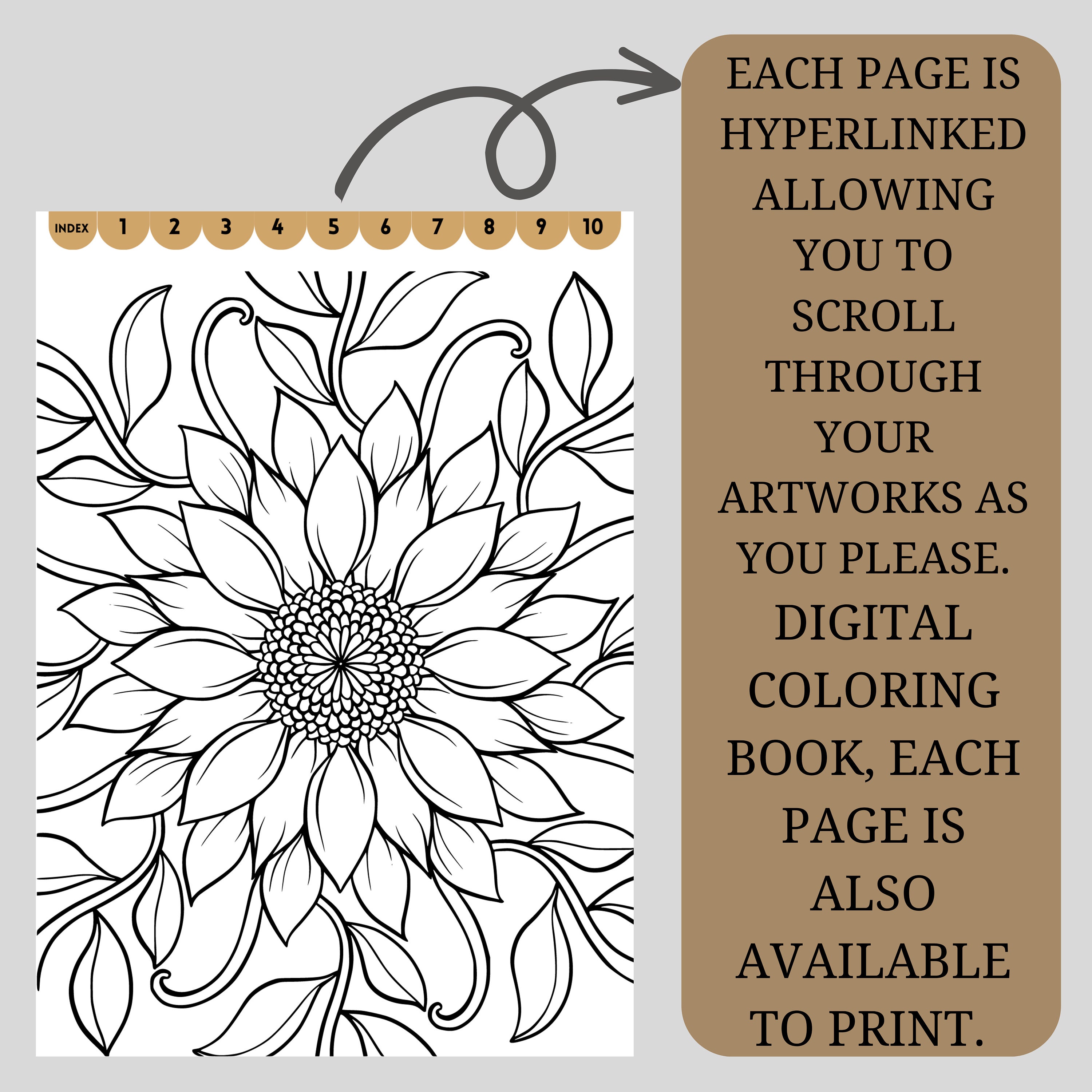 My Digital Coloring Book L Goodnotes Coloring Book L Intricate ...