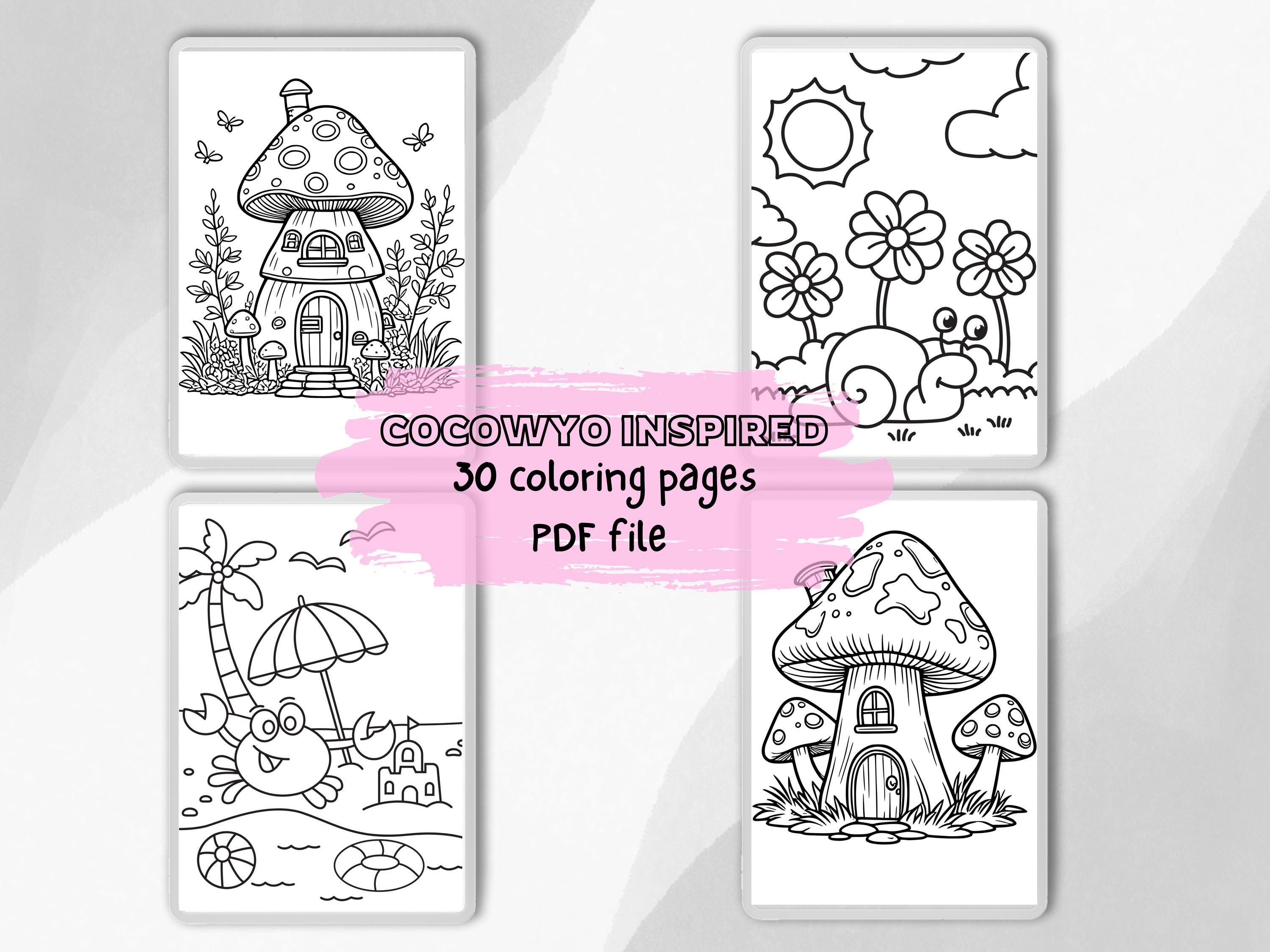 Bold & Cute Coco Wyo Inspired Printable/digital Coloring Pages | 30 ...