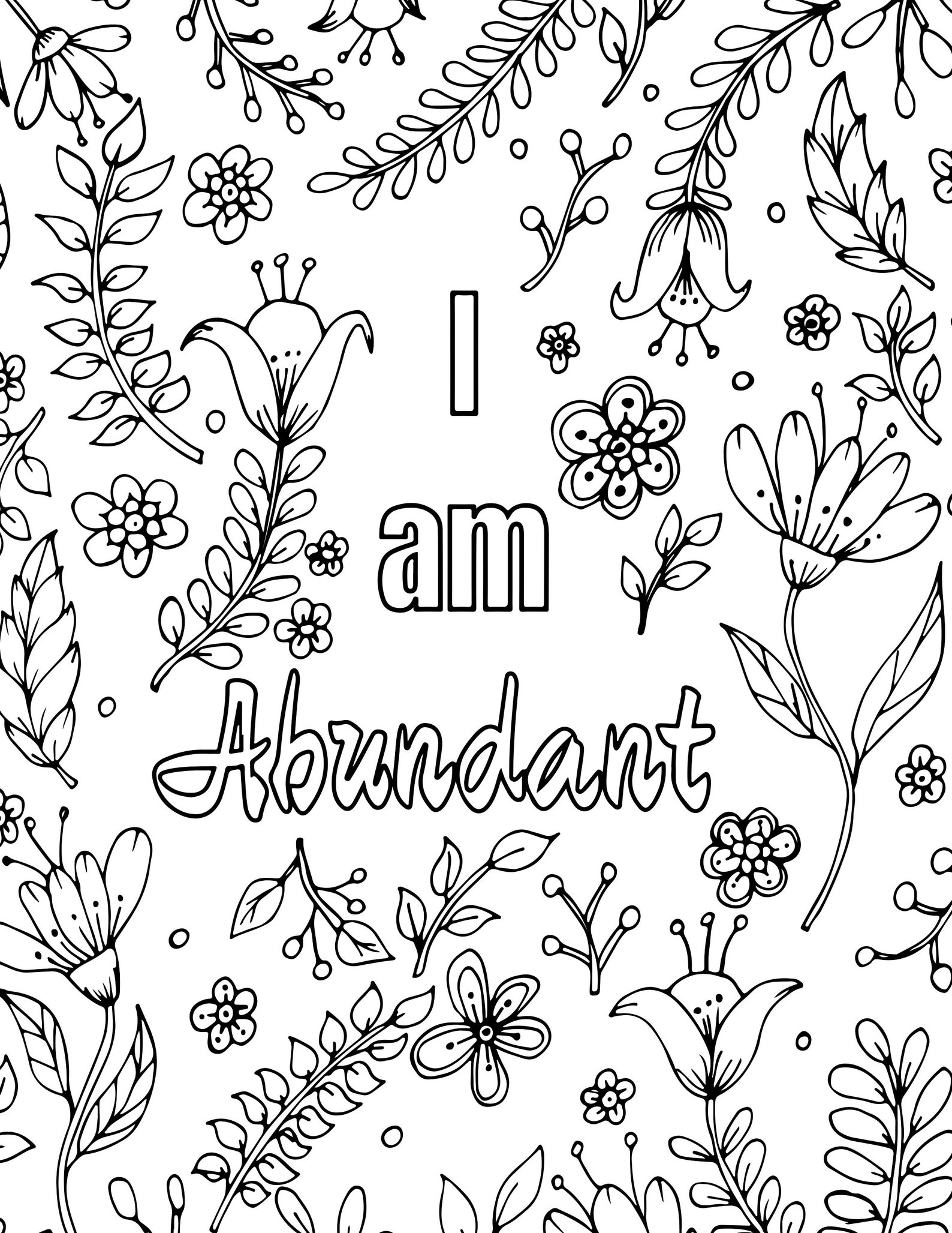 Empowering Mindset: 5 Motivational Coloring Pages L the Perfect Range ...