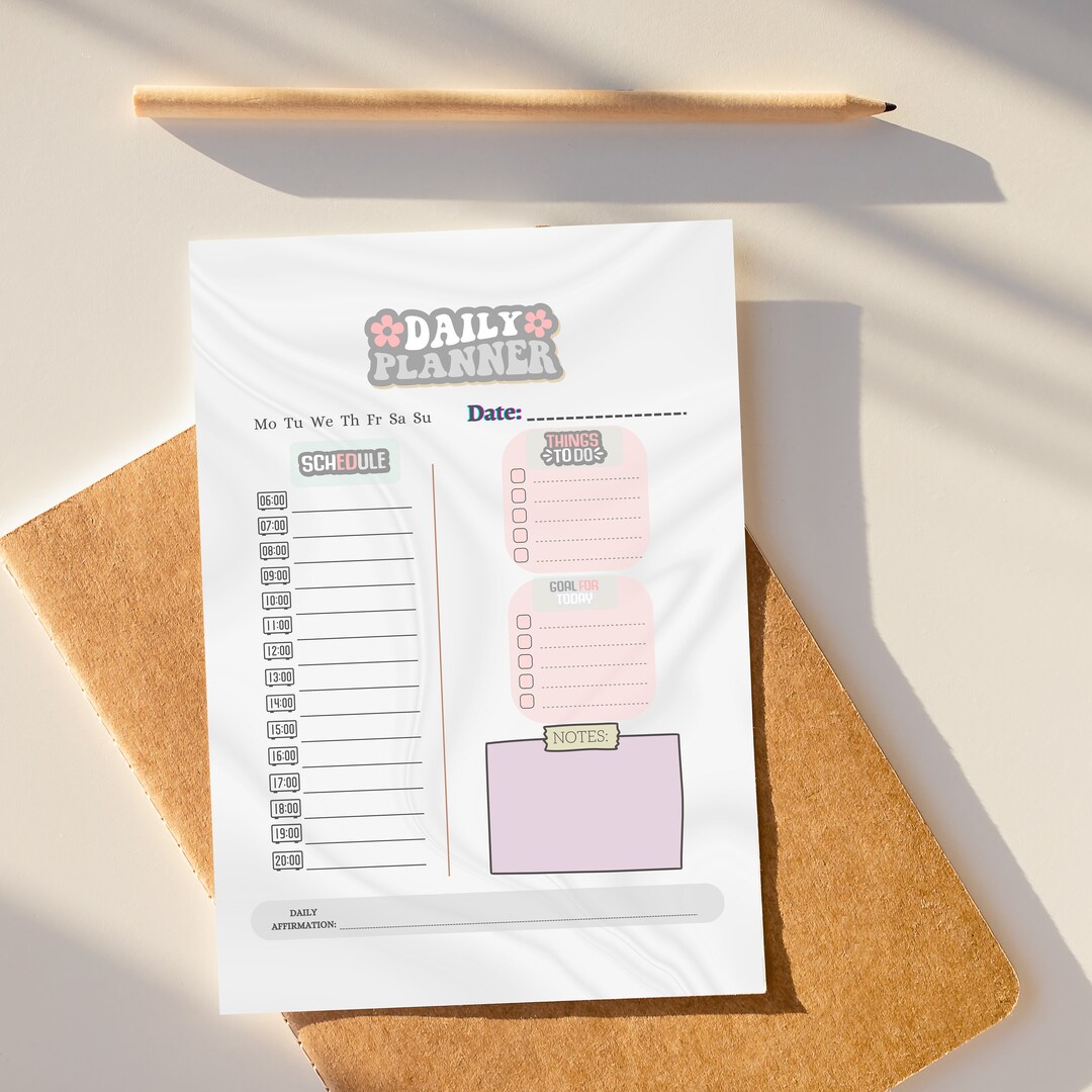 Boho Daily Planner: Aesthetic Daily Planner L the Perfect Planner for ...