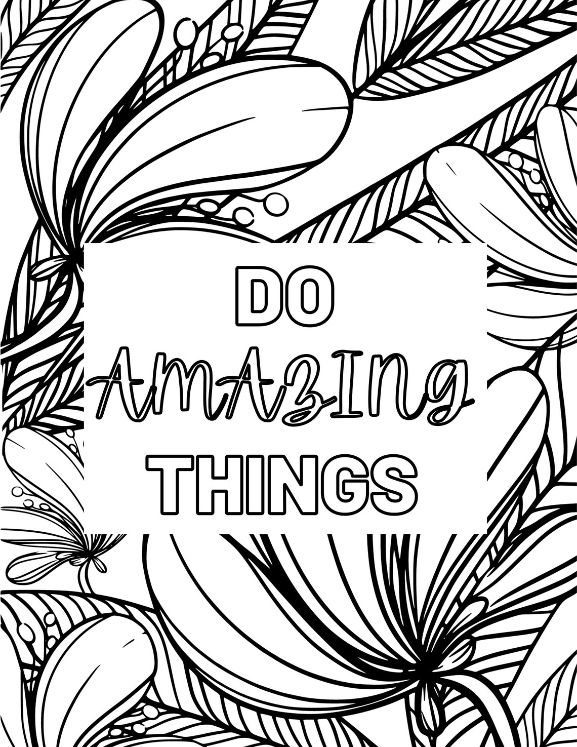Empowering Mindset: 5 Motivational Coloring Pages L the Perfect Range ...