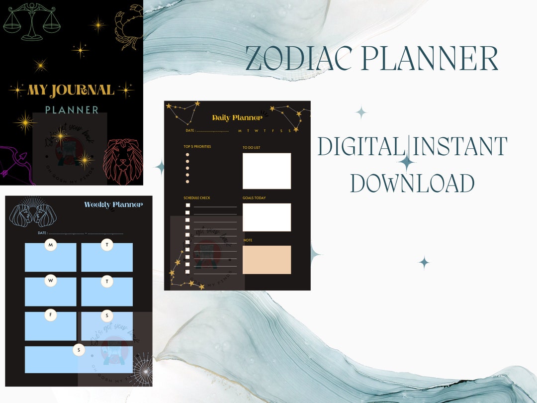 Zodiac Ultimate Life Planner for Everyday Use - Etsy