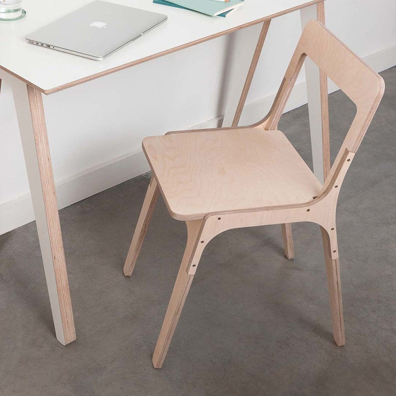 The Slim Chair Streamlined Design for Home & Office, Minimalist Dining ...