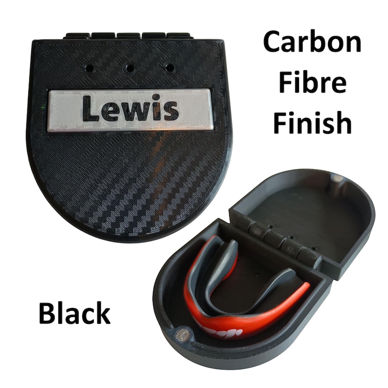 Personalised Mouth Guard Case, Gum Shield Case, Teeth Grinding, Mouth ...