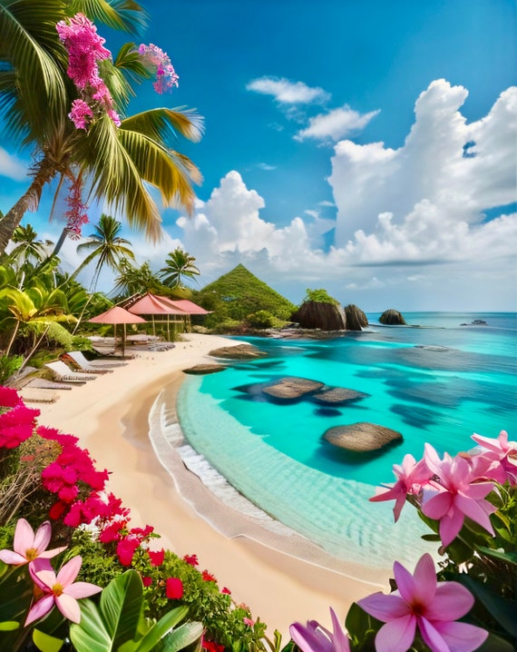 Tropical Beach Wallpaper Desktop
