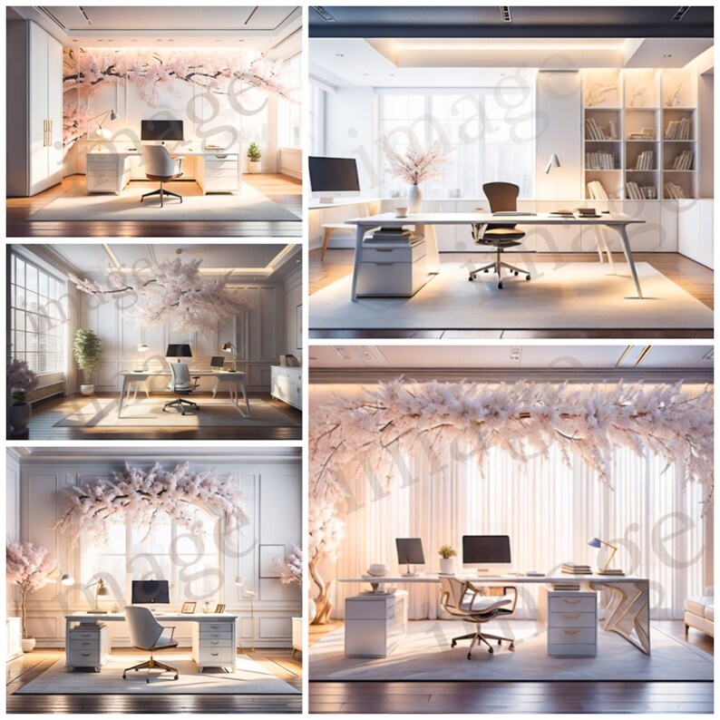 Virtual Background Zoom 20 Office Backgrounds in 8k Quality for Online ...