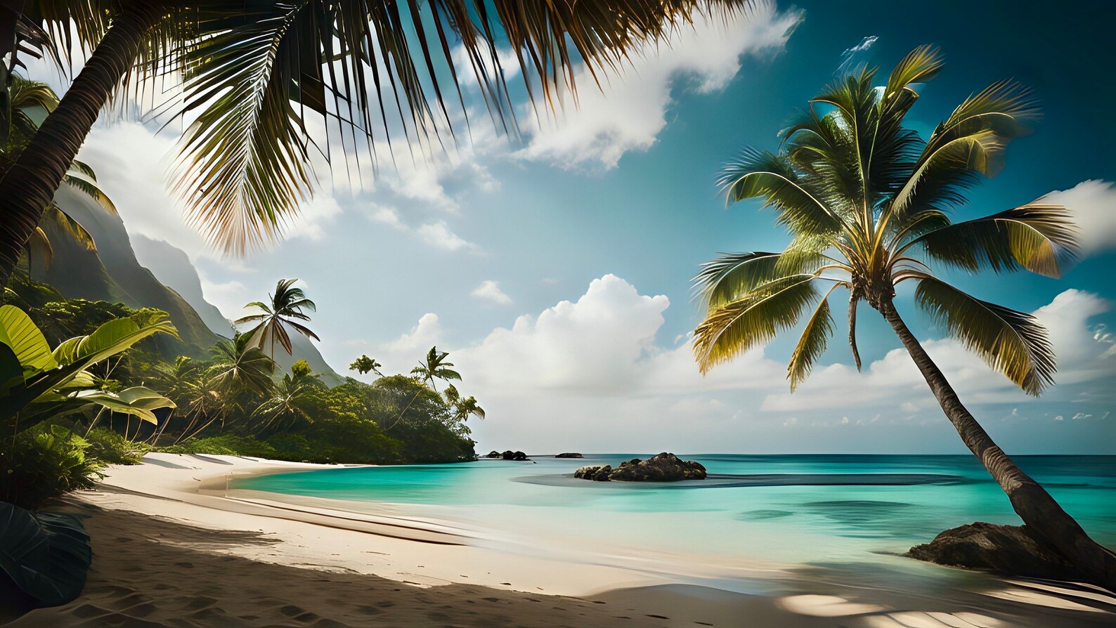 Beautiful Tropical Beach, 8k Background - Etsy