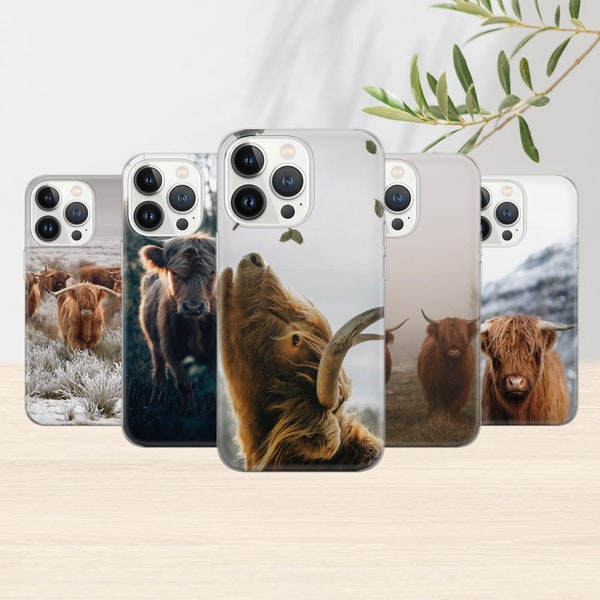 Iphone 13 Pro Max Case Highland Cow - Etsy