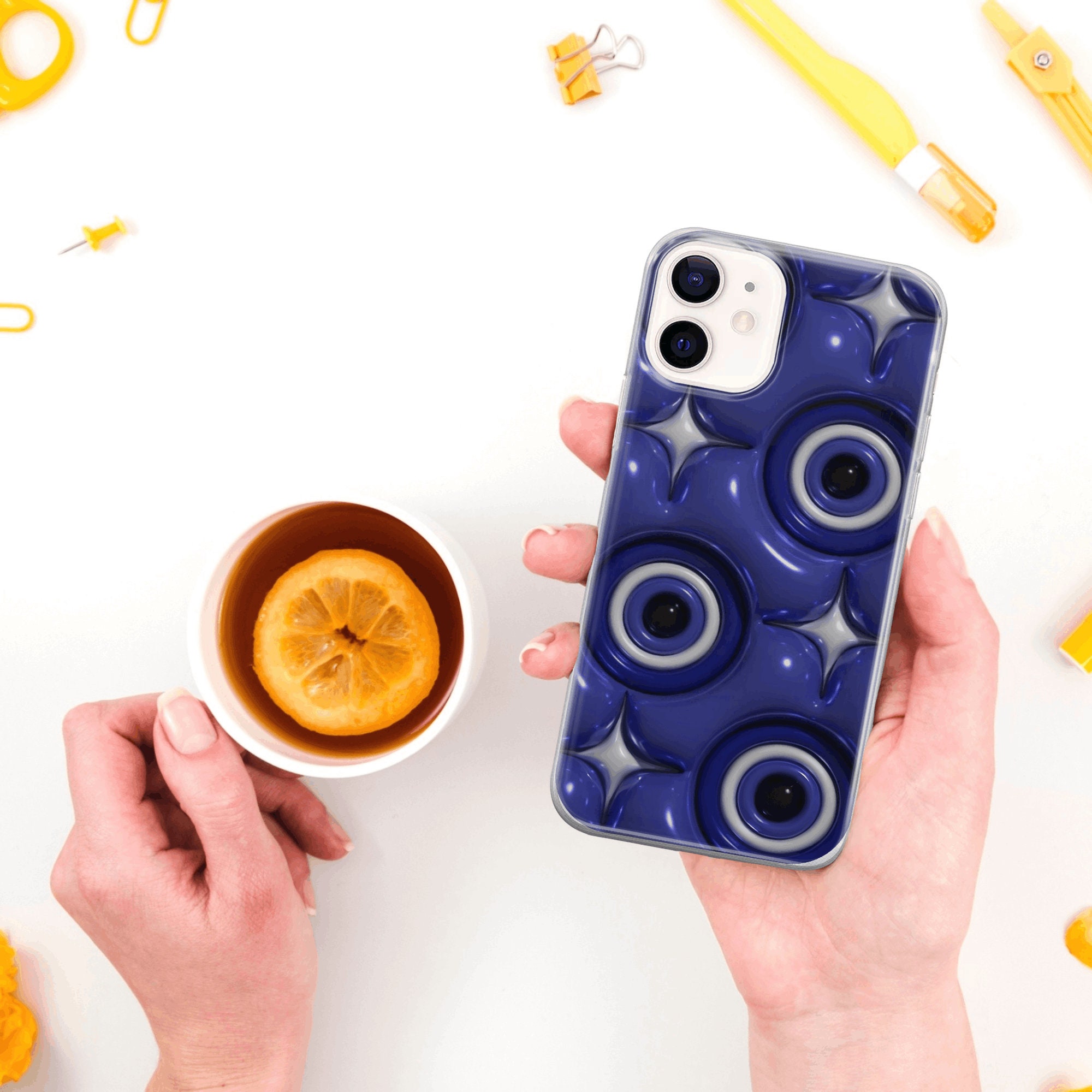 Greek Evil Eye Phone Case Evil Eyes Cover for iPhone 15 Pro Max, 14, 12 ...