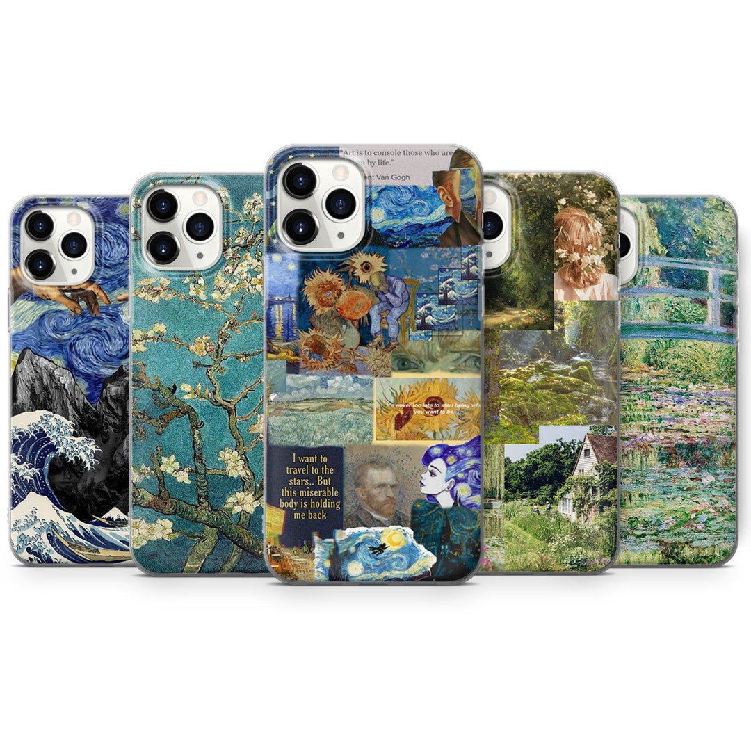 Vincent Van Gogh Phone Case Impressionism Cover for iPhone 14, 12, Xs ...
