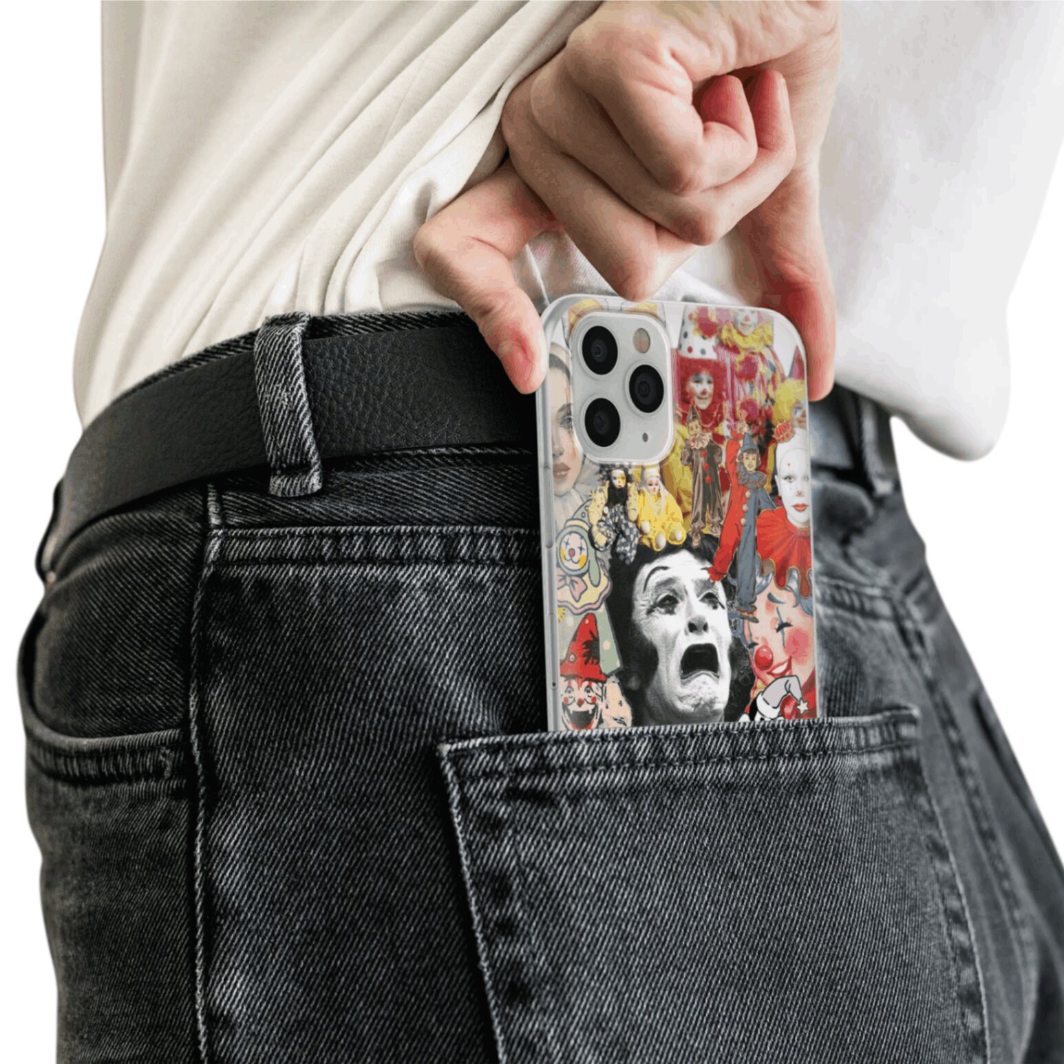 Creepy Ugly Clown Phone Case Scary Clowns Cover for iPhone 15 - Etsy