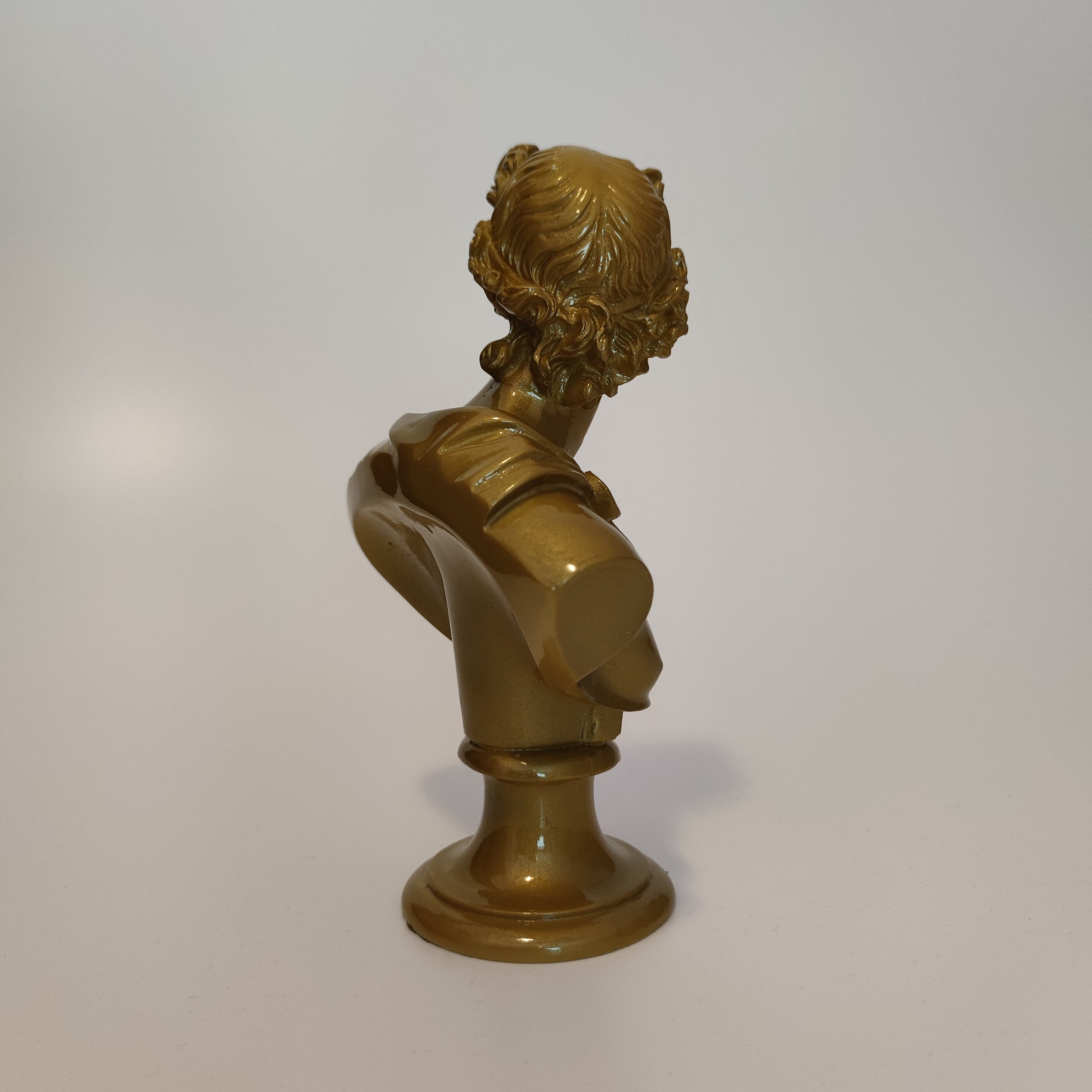 Apollo Bust Head Staue Cast Marble Handmade Greek Roman God 22.5cm8 ...