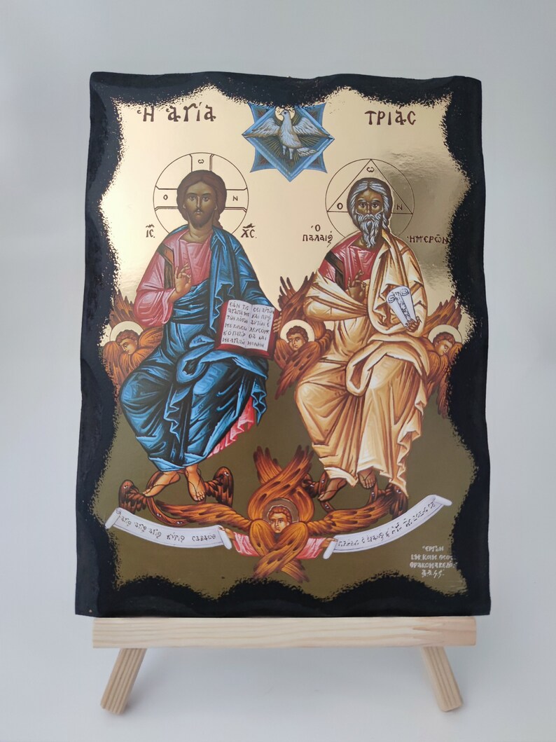 Orthodox Christian Icon the Holy Trinity - Etsy