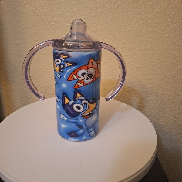 Bluey Sippy Cup Png - Etsy
