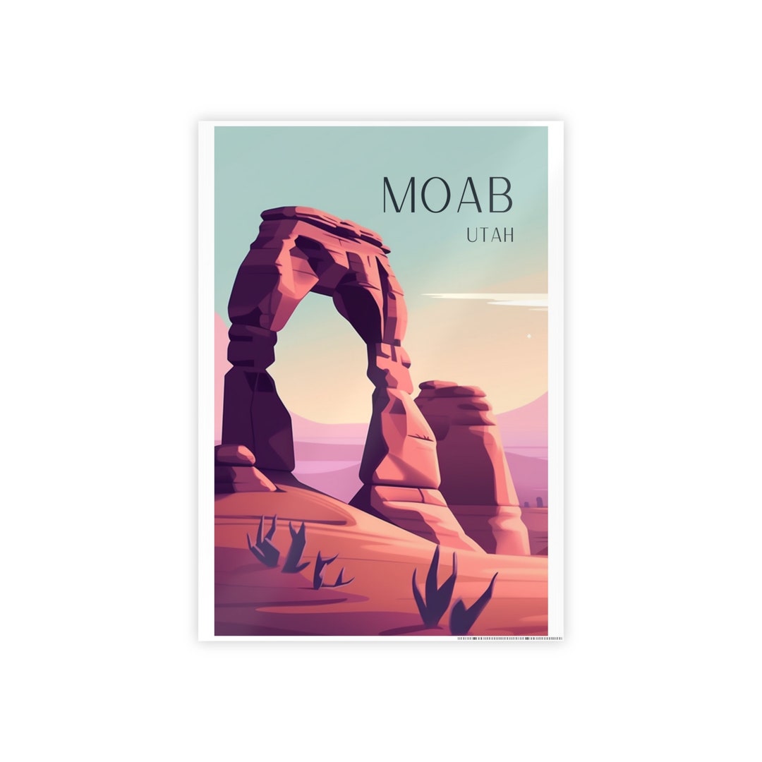 Delicate Arch Travel Print - Delicate Arch Poster, Utah Print, Nature ...