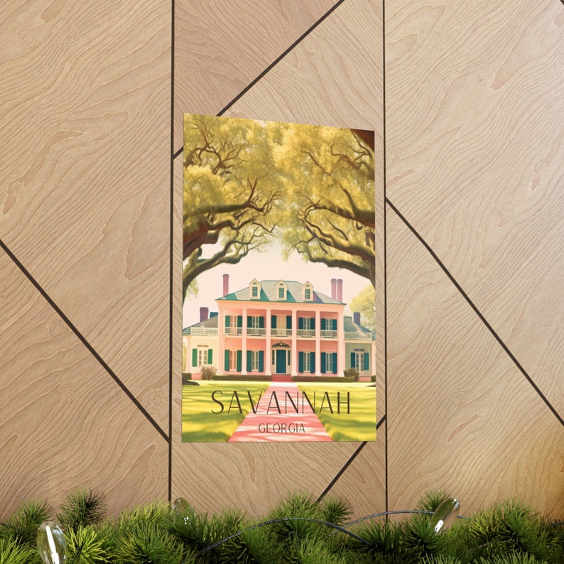 Digital Download Savannah Travel Print Georgia Poster, Southern Print ...