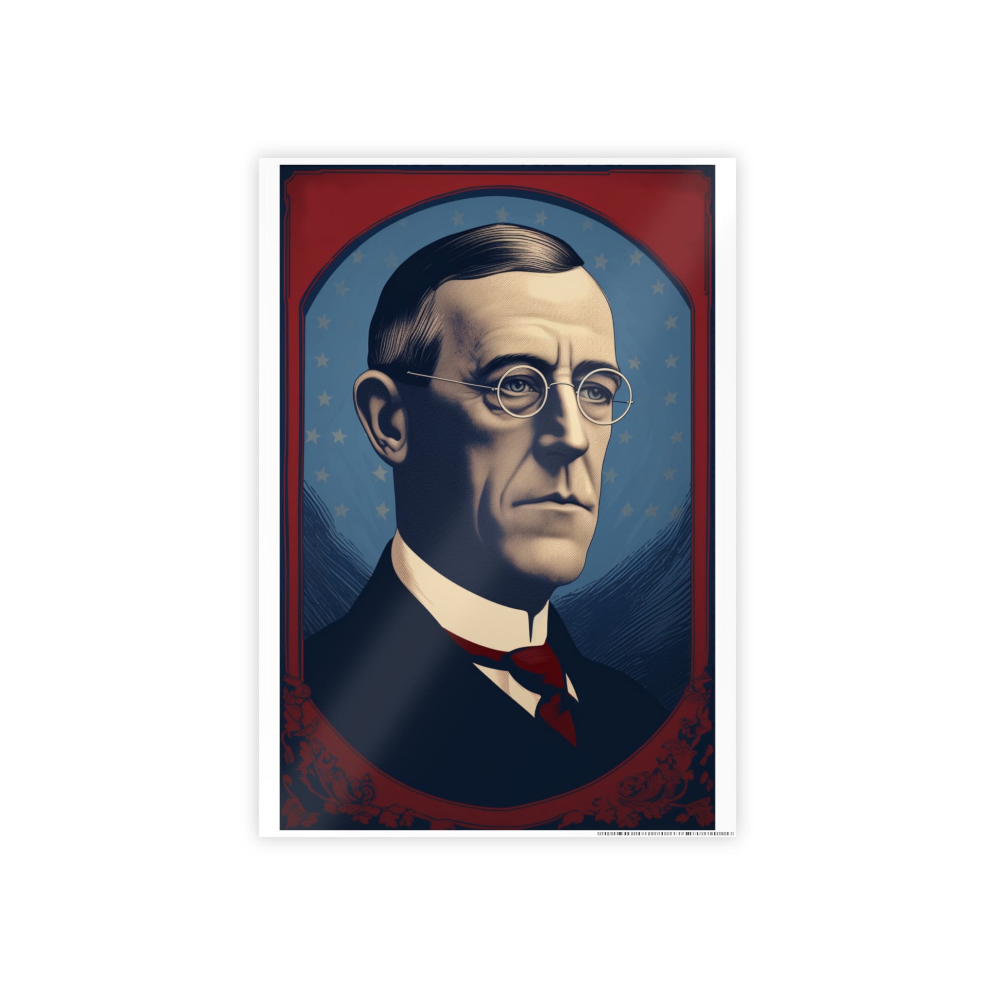 Woodrow Wilson Poster Woodrow Wilson Art, Presidential Art, Campaign ...
