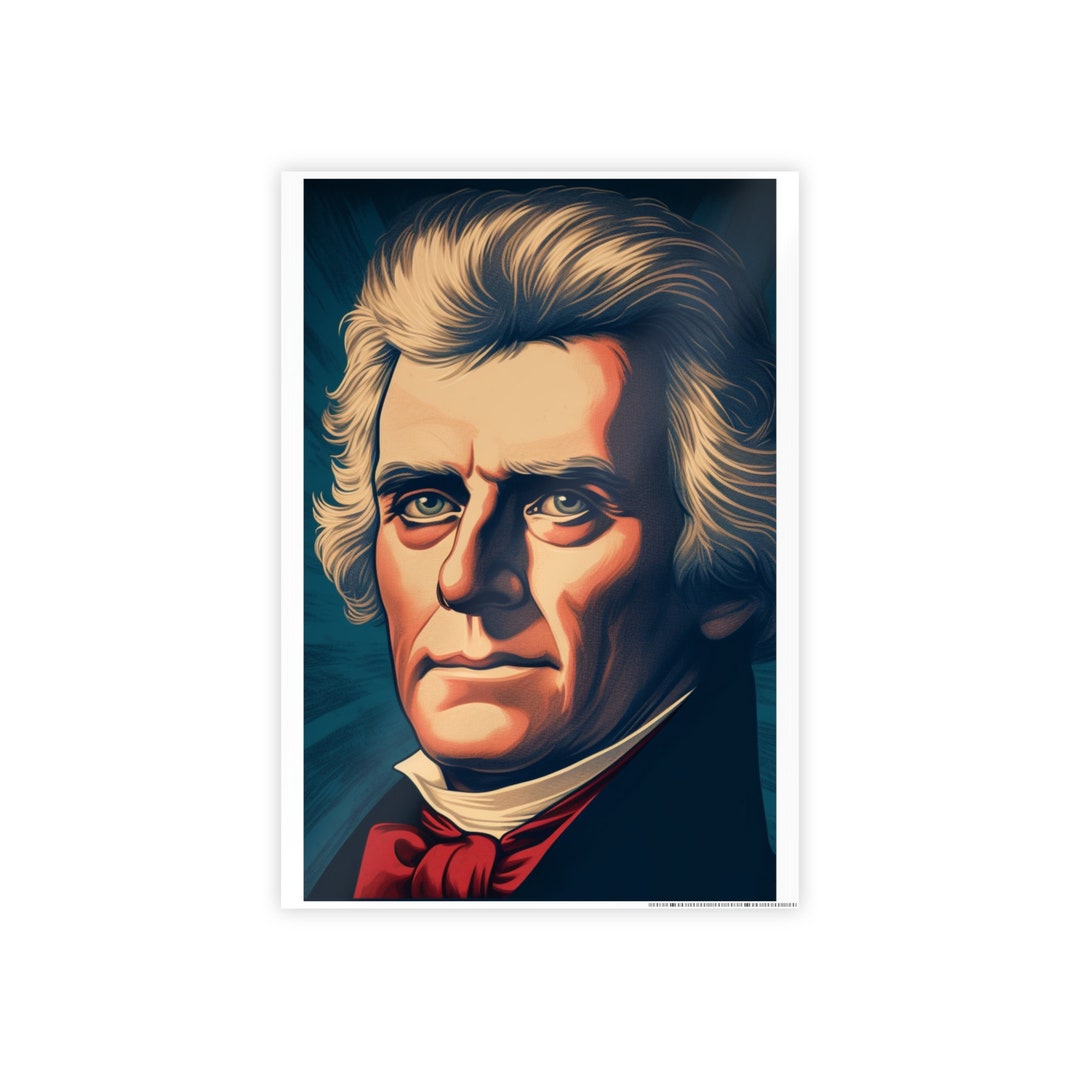 Thomas Jefferson Poster, Campaign Poster, Jefferson Art, Wall Art ...