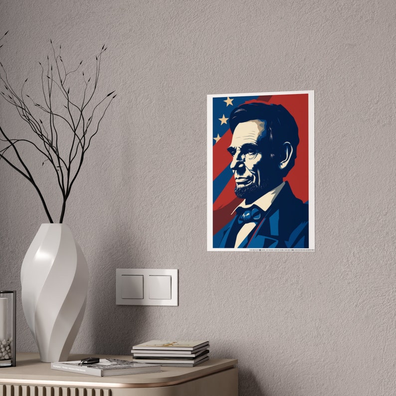 Abraham Lincoln Poster, Campaign Poster, Abraham Lincoln Art, Wall Art ...