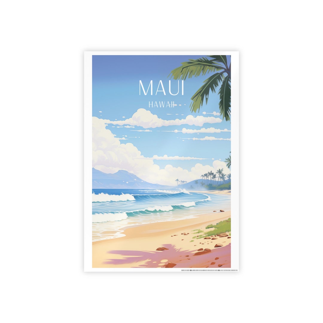 Maui Print Maui Poster, Beach Print, Hawaii Print, Wedding Gift ...
