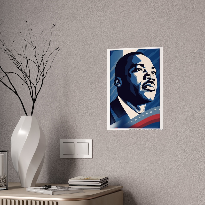 Martin Luther King Print - MLK Poster, Civil Rights Print, America ...