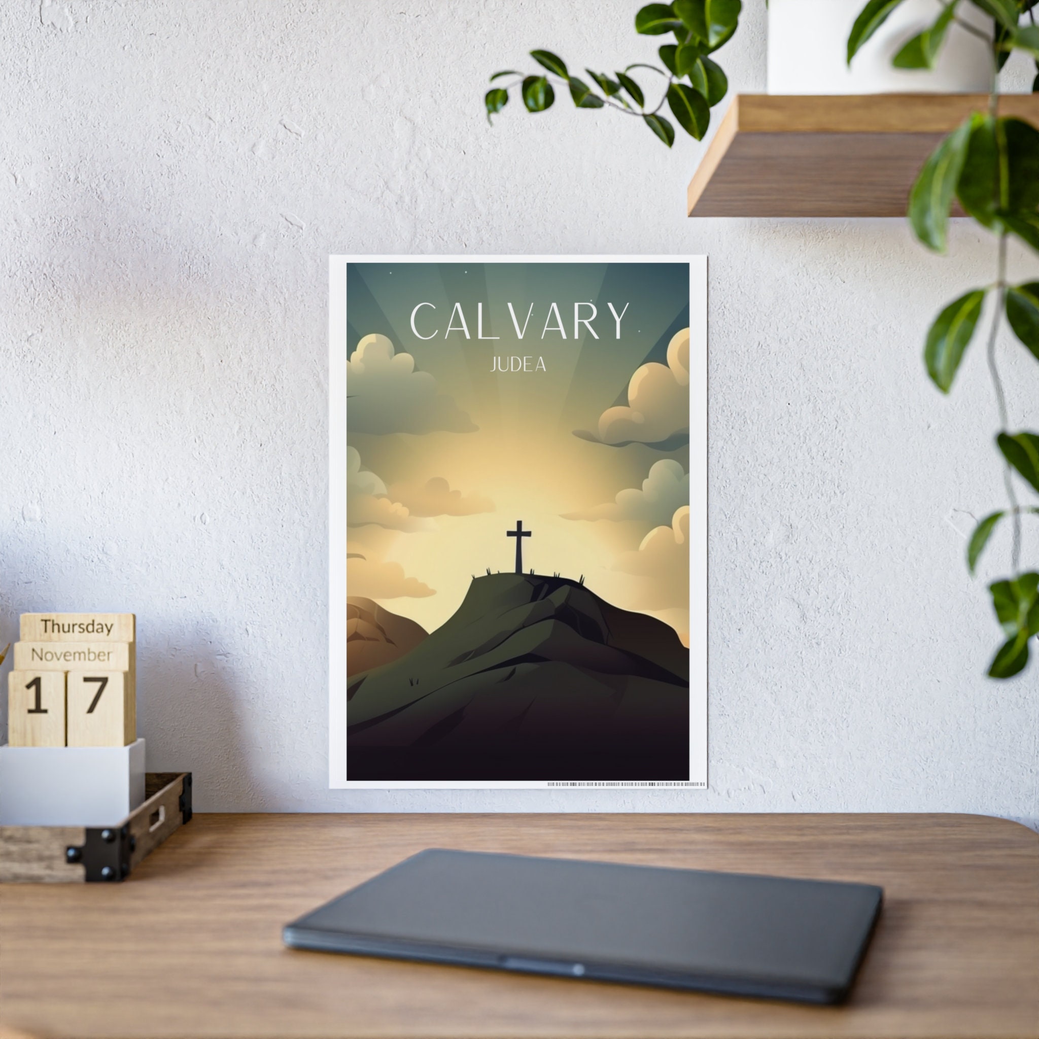 Calvary Print - Jesus Christ Poster, Christianity Print, Jerusalem ...