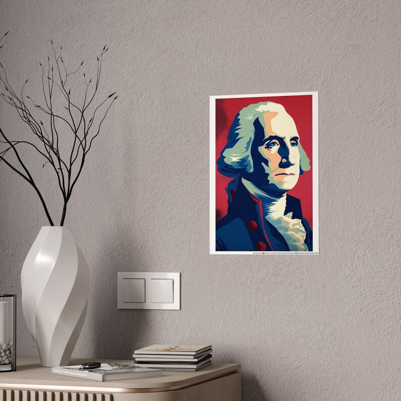 Washington Print | Vintage Campaign Art, Wall Decor, Unique Birthday ...