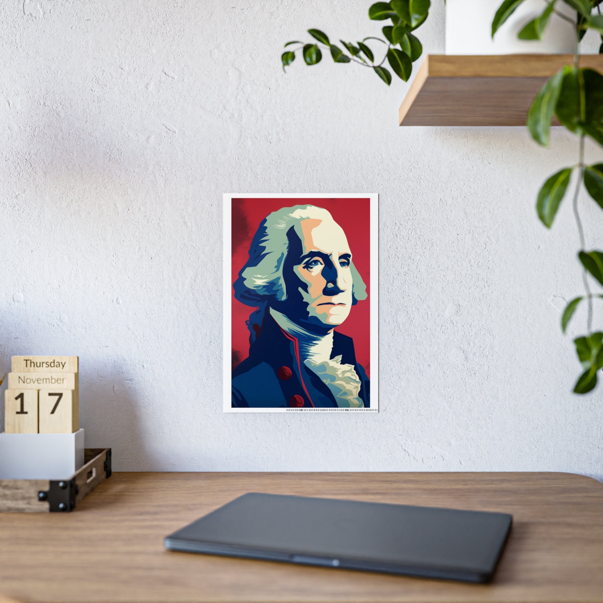 Washington Print | Vintage Campaign Art, Wall Decor, Unique Birthday ...