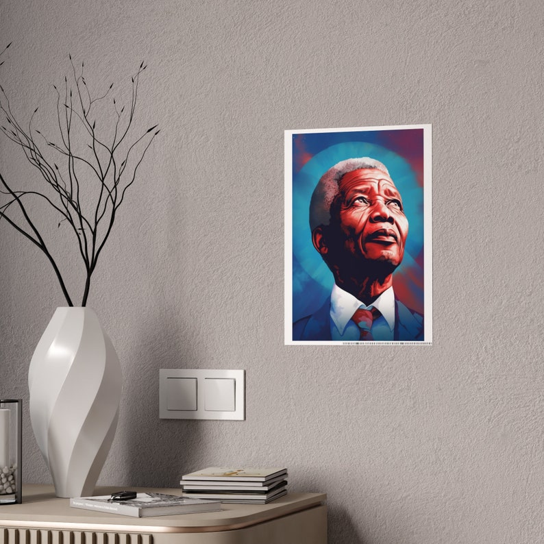 Nelson Mandela Poster Nelson Mandela Wall Art, South Africa, Wedding ...