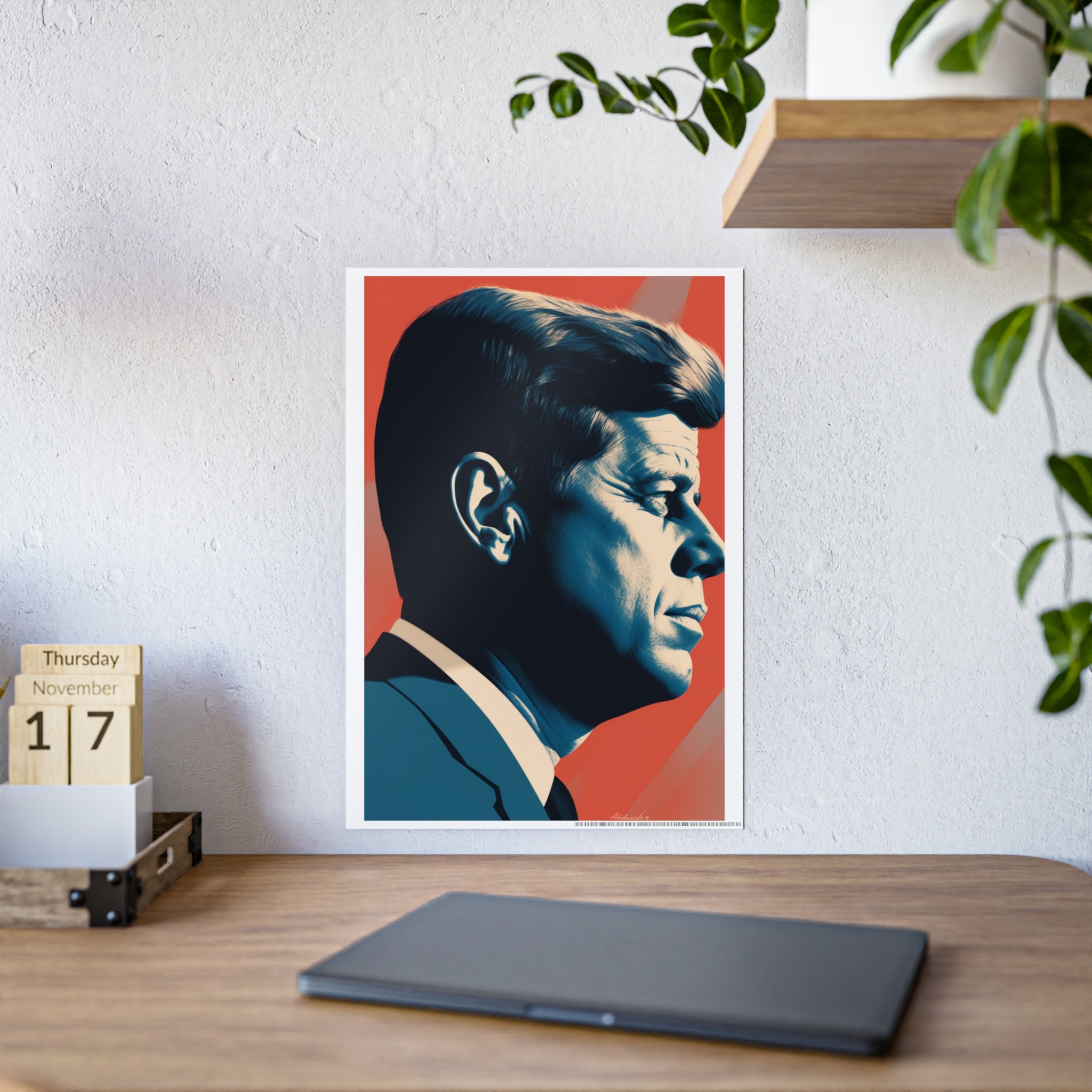 John F. Kennedy Poster, Campaign Poster, JFK, Wall Art, Birthday Gift ...